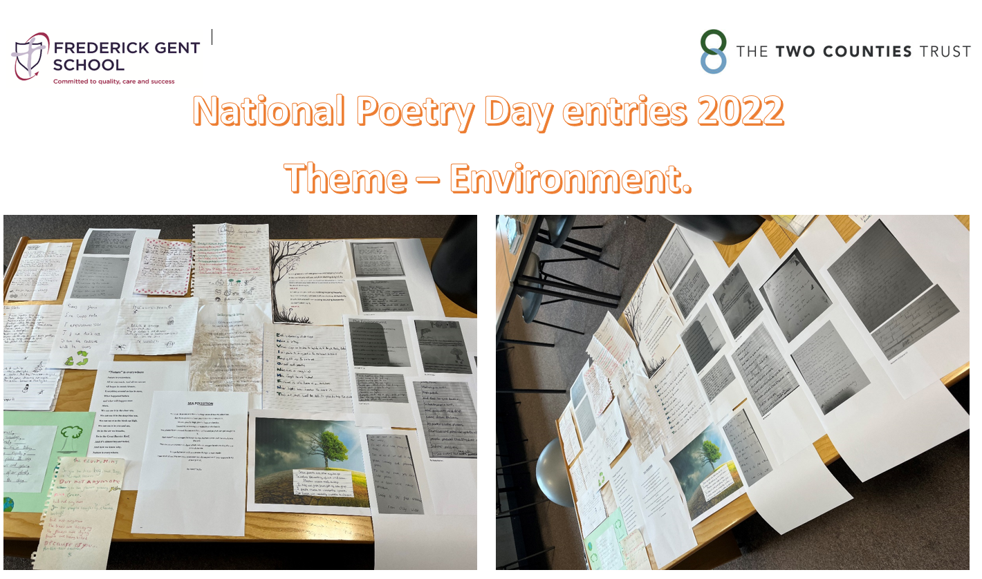 National Poetry Day Winner - Frederick Gent School