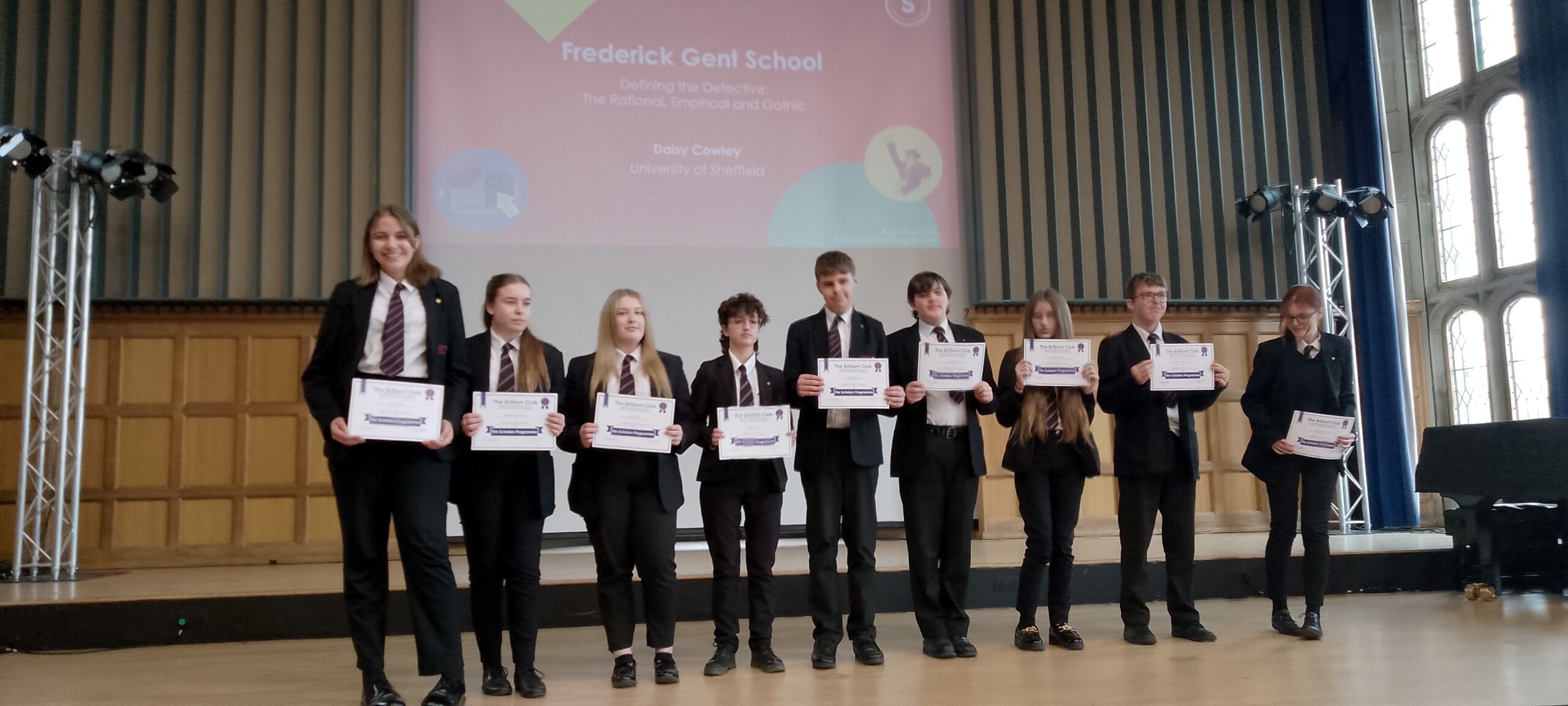 Graduation Day for students - Frederick Gent School